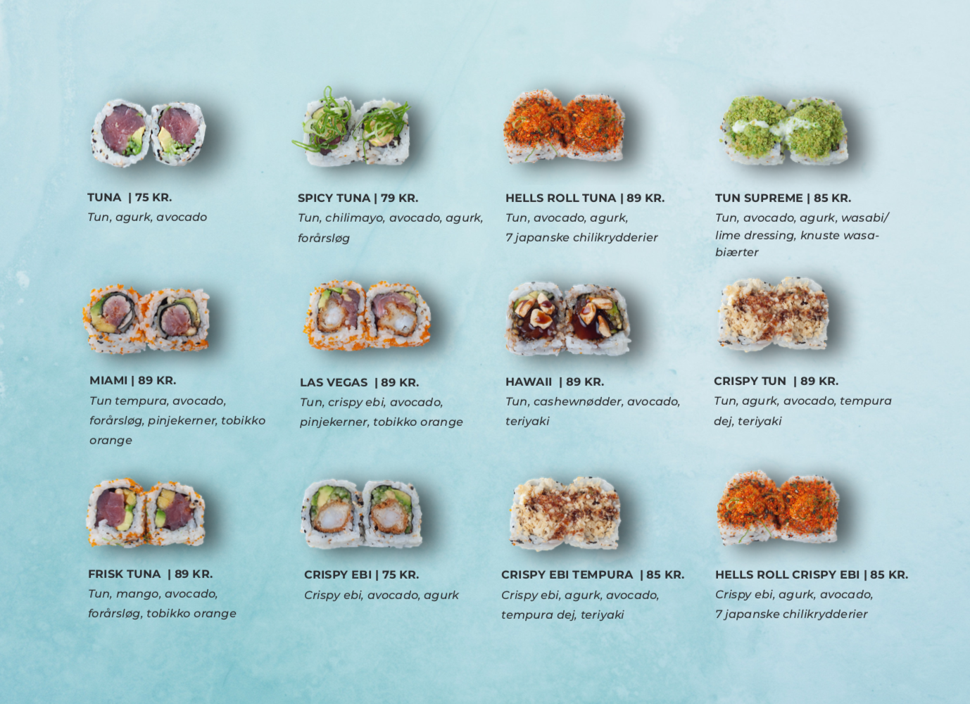 Menu – Kato Sushi
