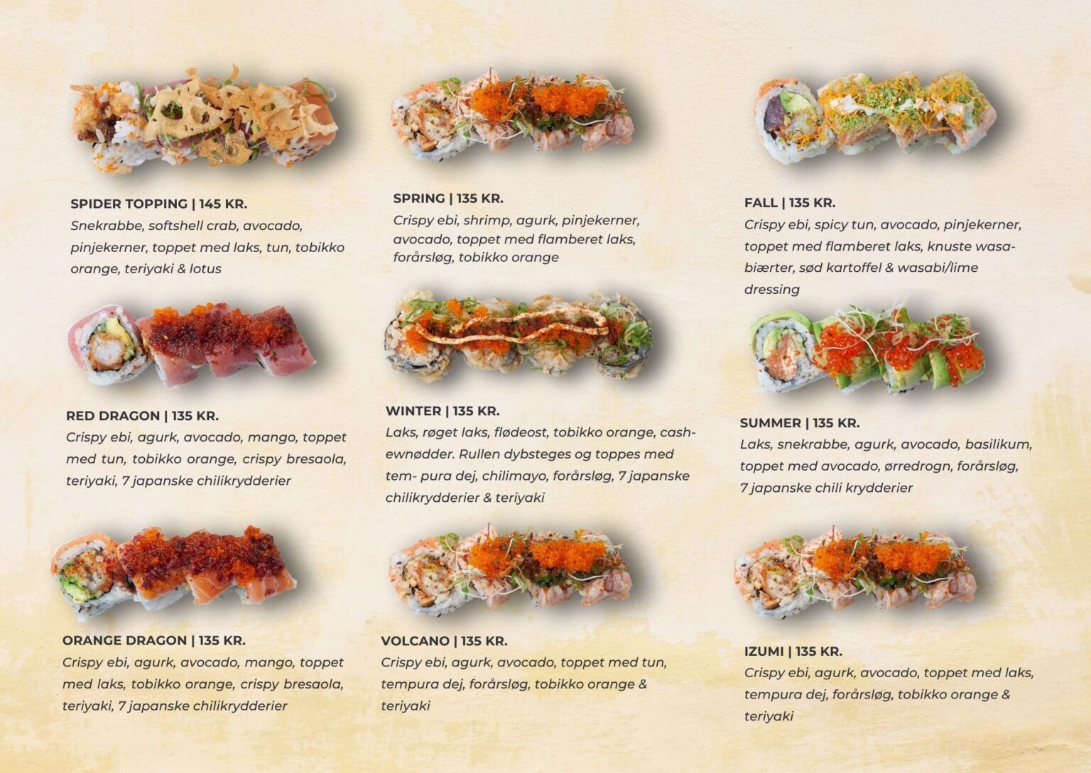 Menu – Kato Sushi